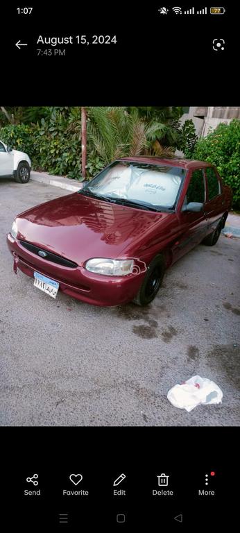 Escort Ford 1997 Alexandria Red 7164992 - Car For Sale : Hatla2ee