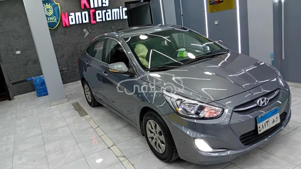 Accent RB Hyundai 2017 6 October Gray 7178016 - Car For Sale | Hatla2ee ...